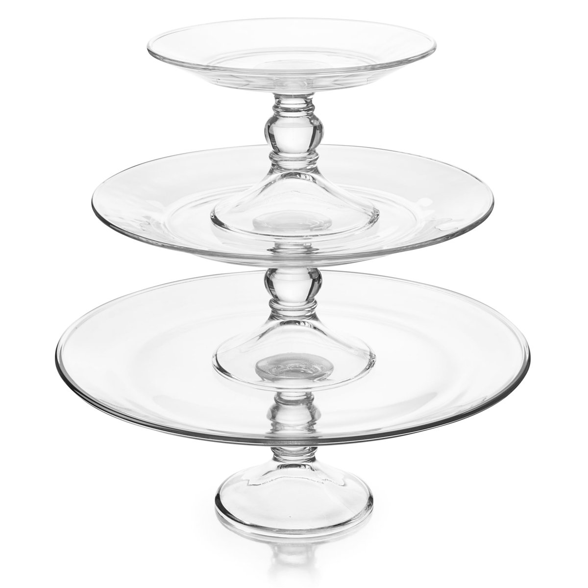 Libbey Selene 3-Tier Glass Footed Server Set & Reviews | Wayfair